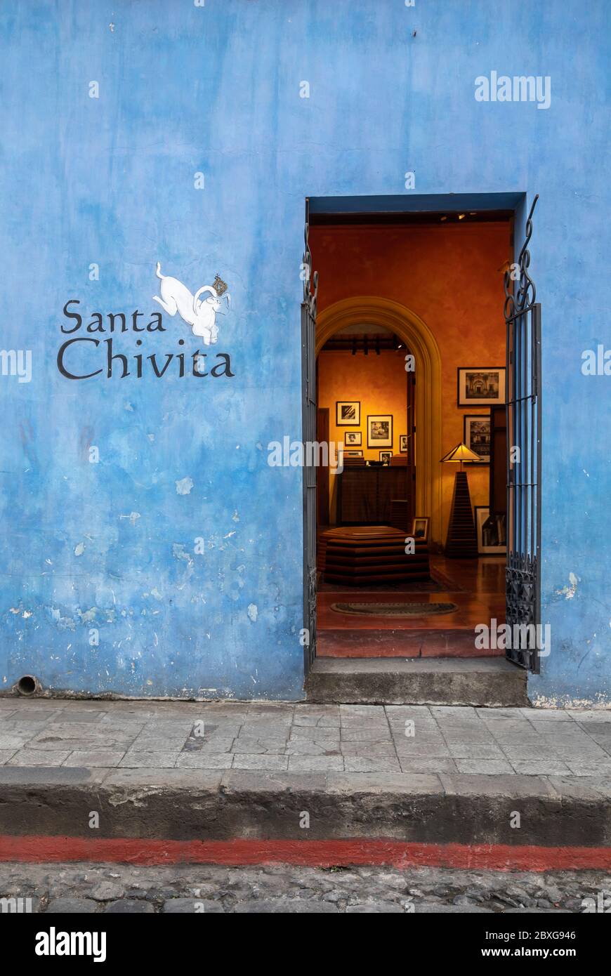 Antigua, Guatemala, 28th February 2020: colorful buildings of colonial ...