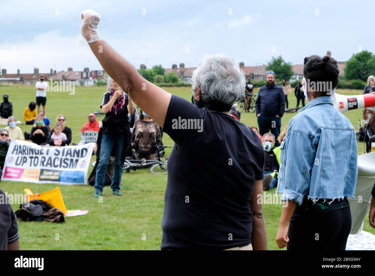 Lordship Lane Recreation Ground, Tottenham, London, UK. 7th June 2020 ...