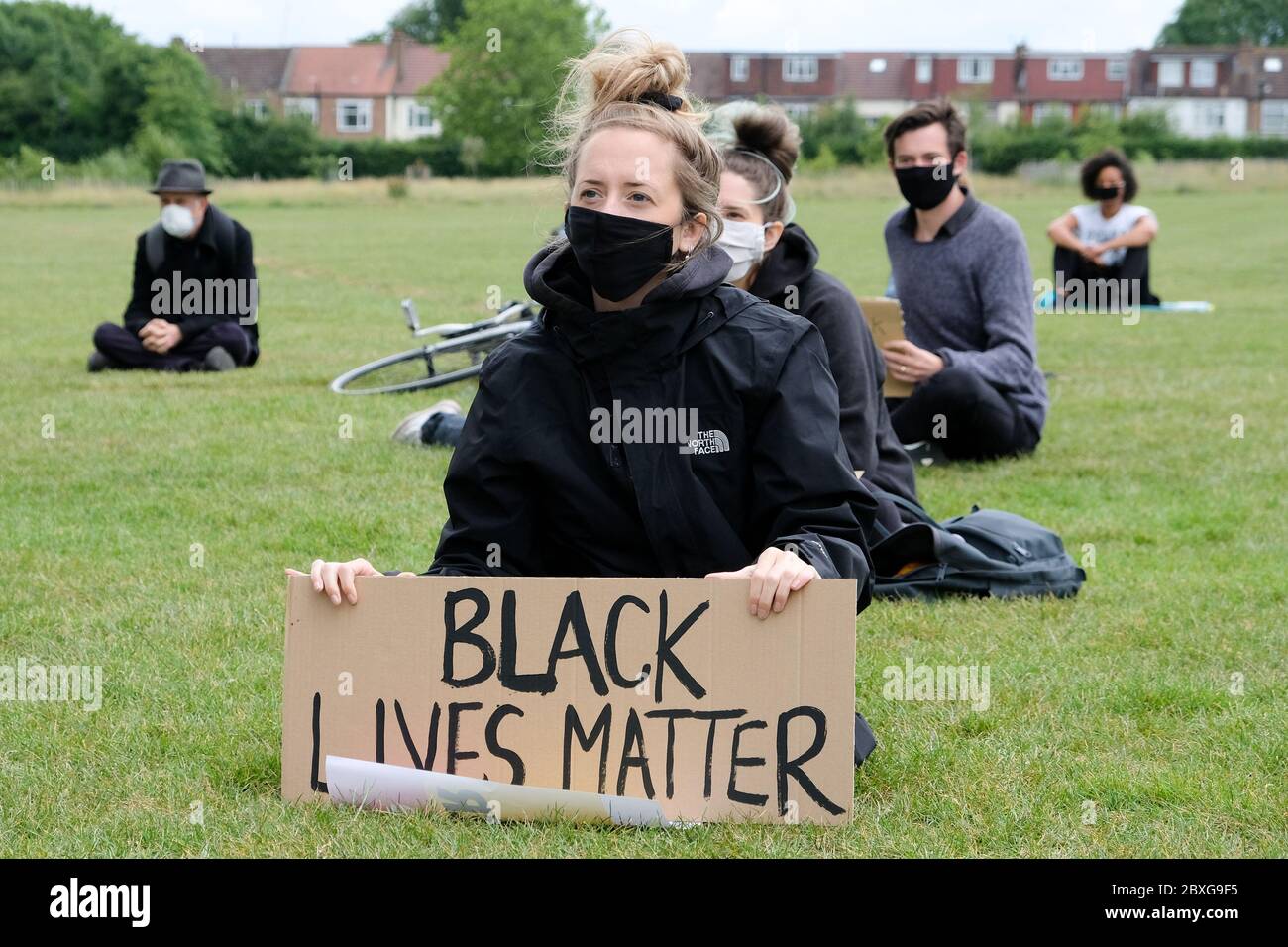 Lordship Lane Recreation Ground, Tottenham, London, UK. 7th June 2020 ...