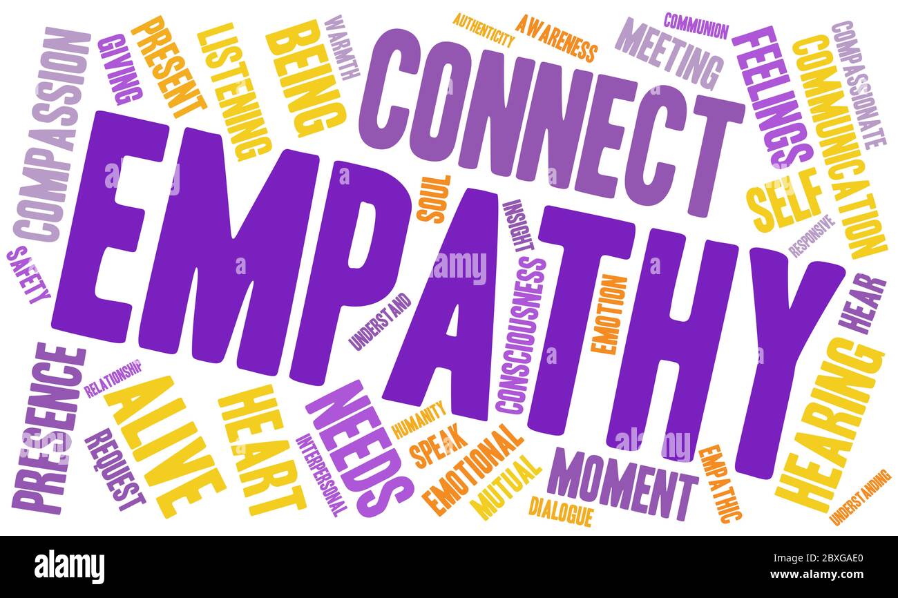 Empathy word cloud on a white background Stock Vector Image & Art - Alamy
