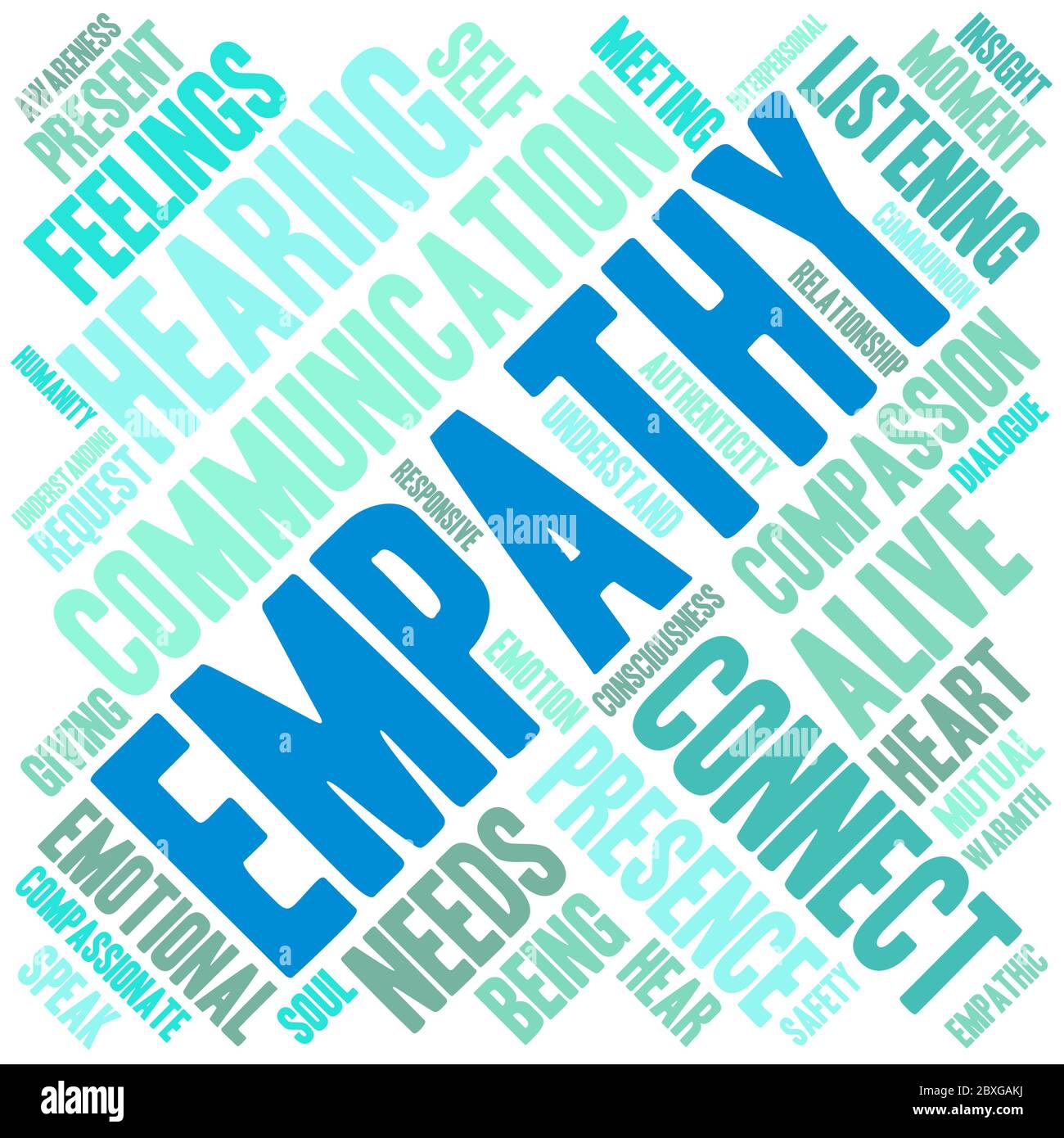 Empathy word cloud on a white background Stock Vector Image & Art - Alamy