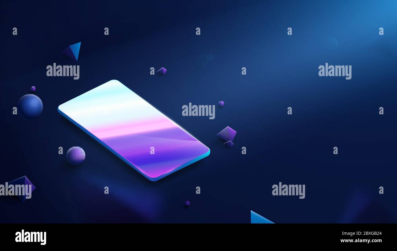 Floating screen Stock Vector Images - Alamy