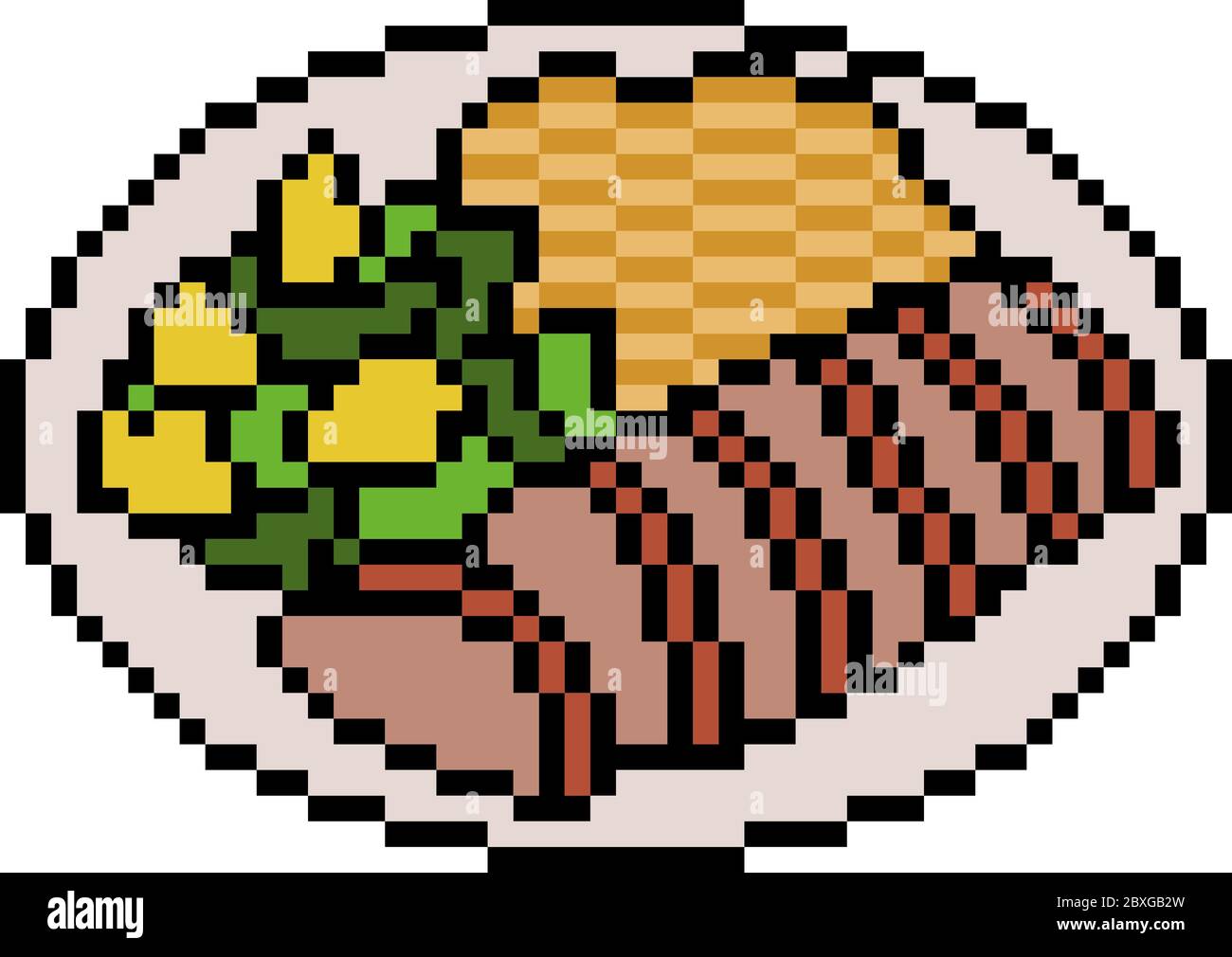 Pixel vegetable hi-res stock photography and images - Alamy