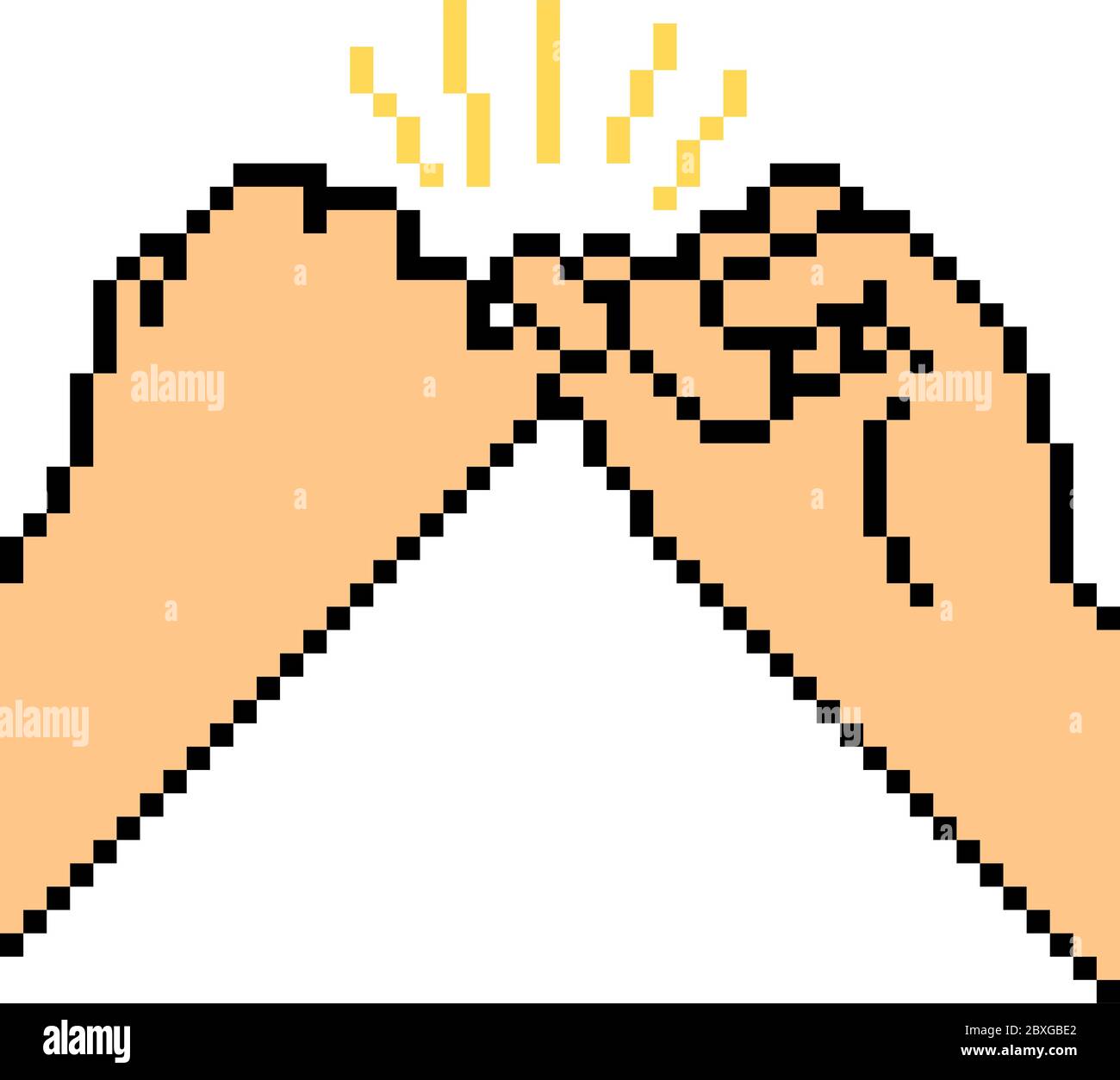 Pinky vector vectors Cut Out Stock Images & Pictures - Alamy