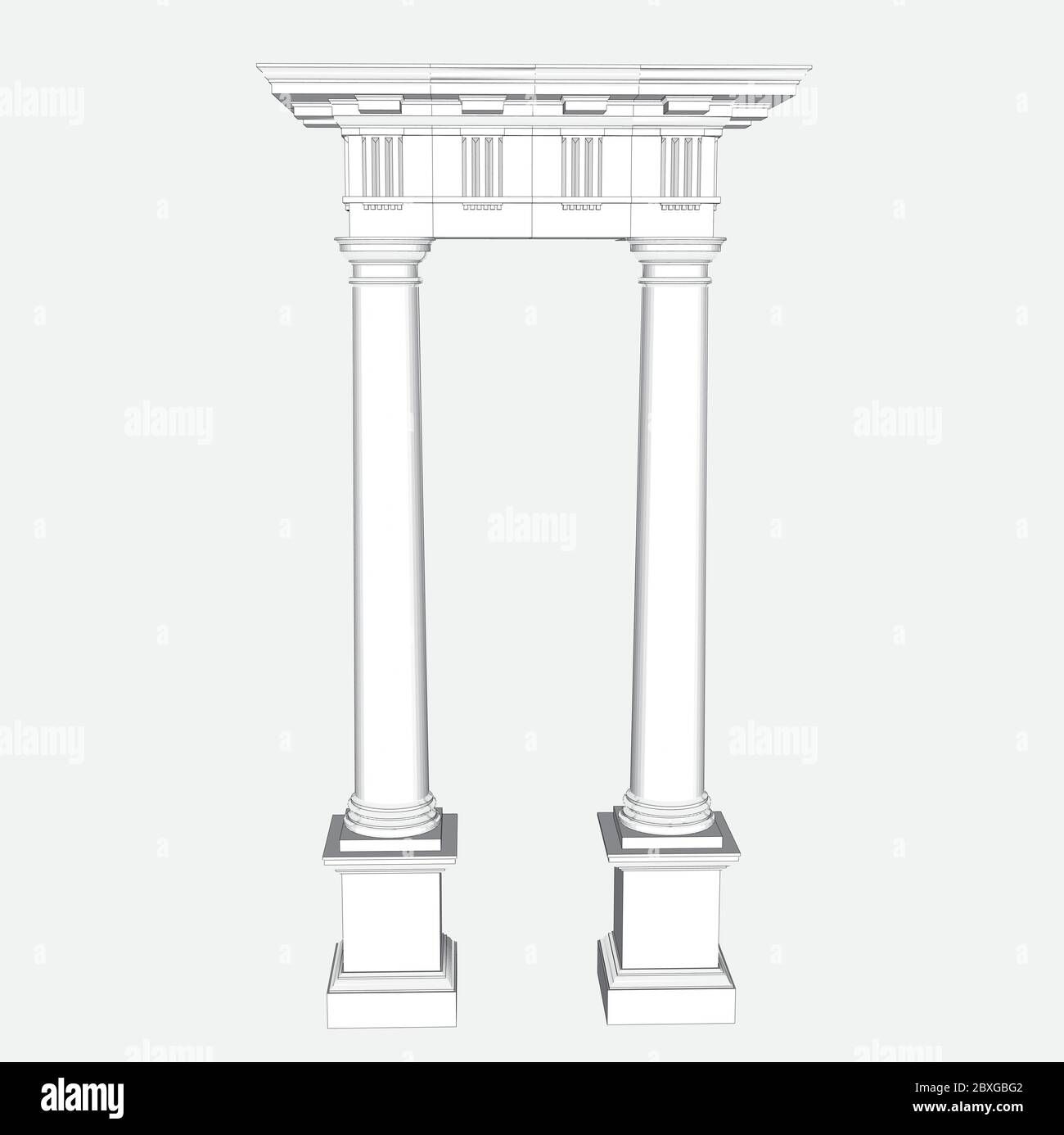 Architecture, columns, beams, architectural decoration, architectural ...