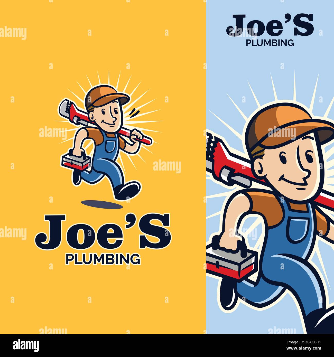 Plumber character hi-res stock photography and images - Alamy