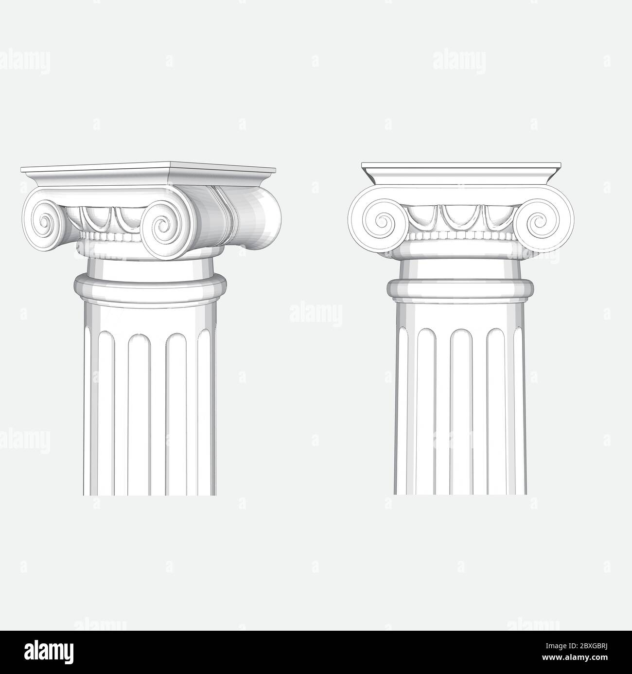 Architecture, columns, beams, architectural decoration, architectural ...