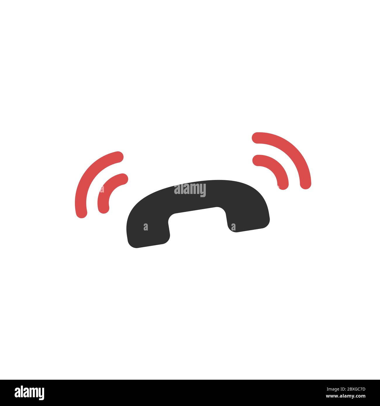 Cell phone vector icon. Telephone call icon. Ringing phone icon. Modern ...