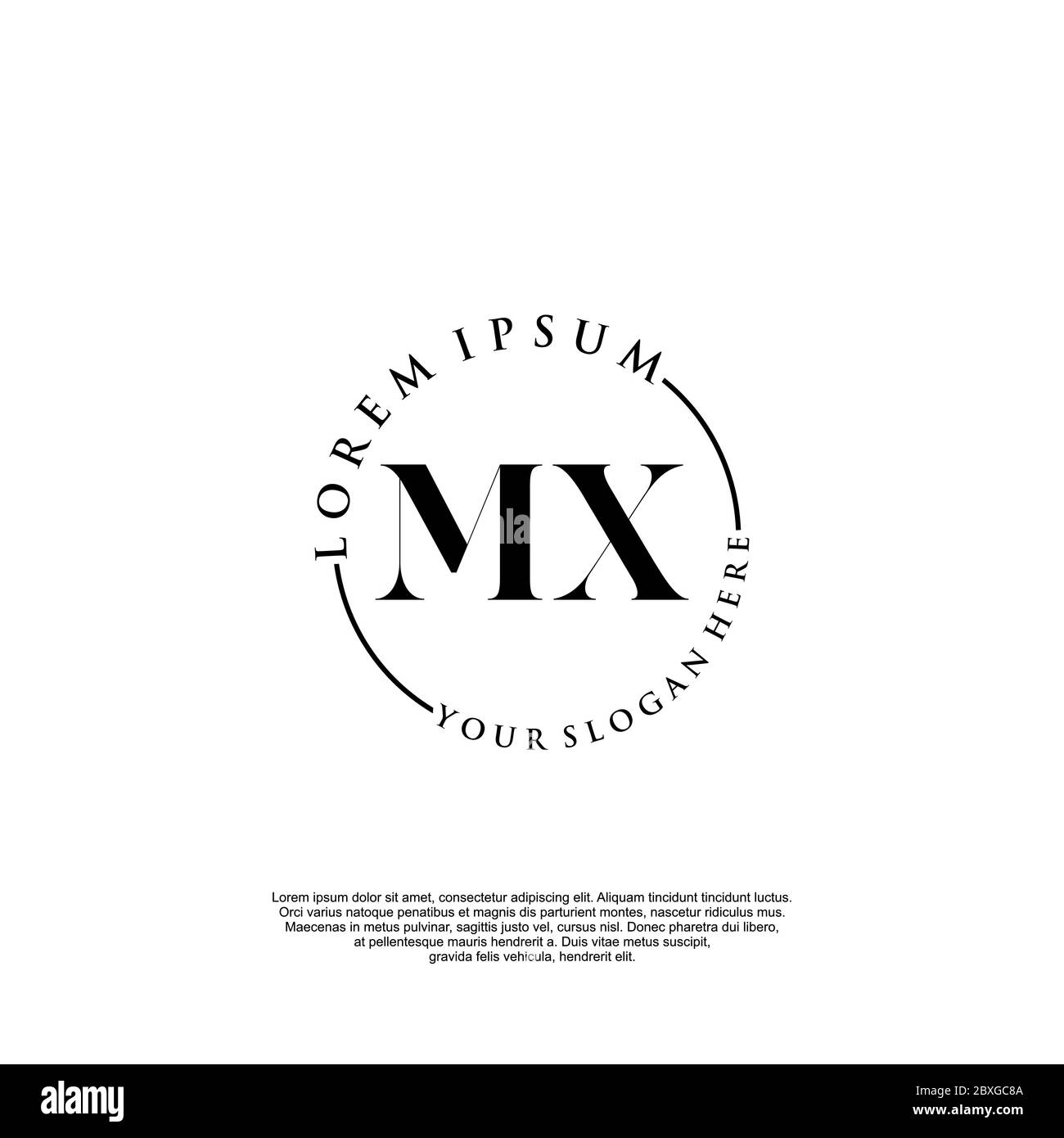 Mx letter Stock Vector Images - Alamy