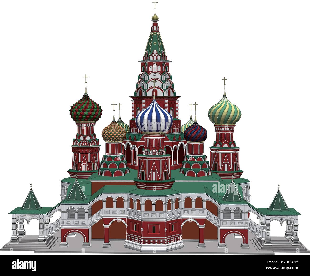Architectural moscow Stock Vector Images - Alamy