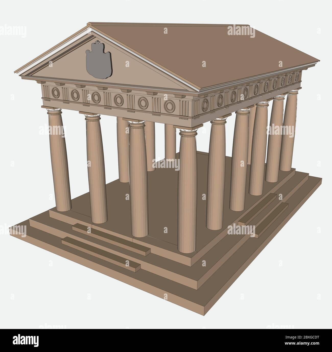 Architecture, columns, beams, architectural decoration, architectural ...