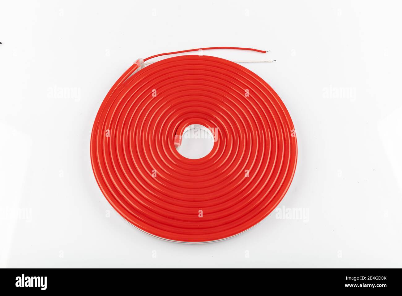 Red flexible led tape neon flex. Red Neon Flexible strip light 5 meters ...