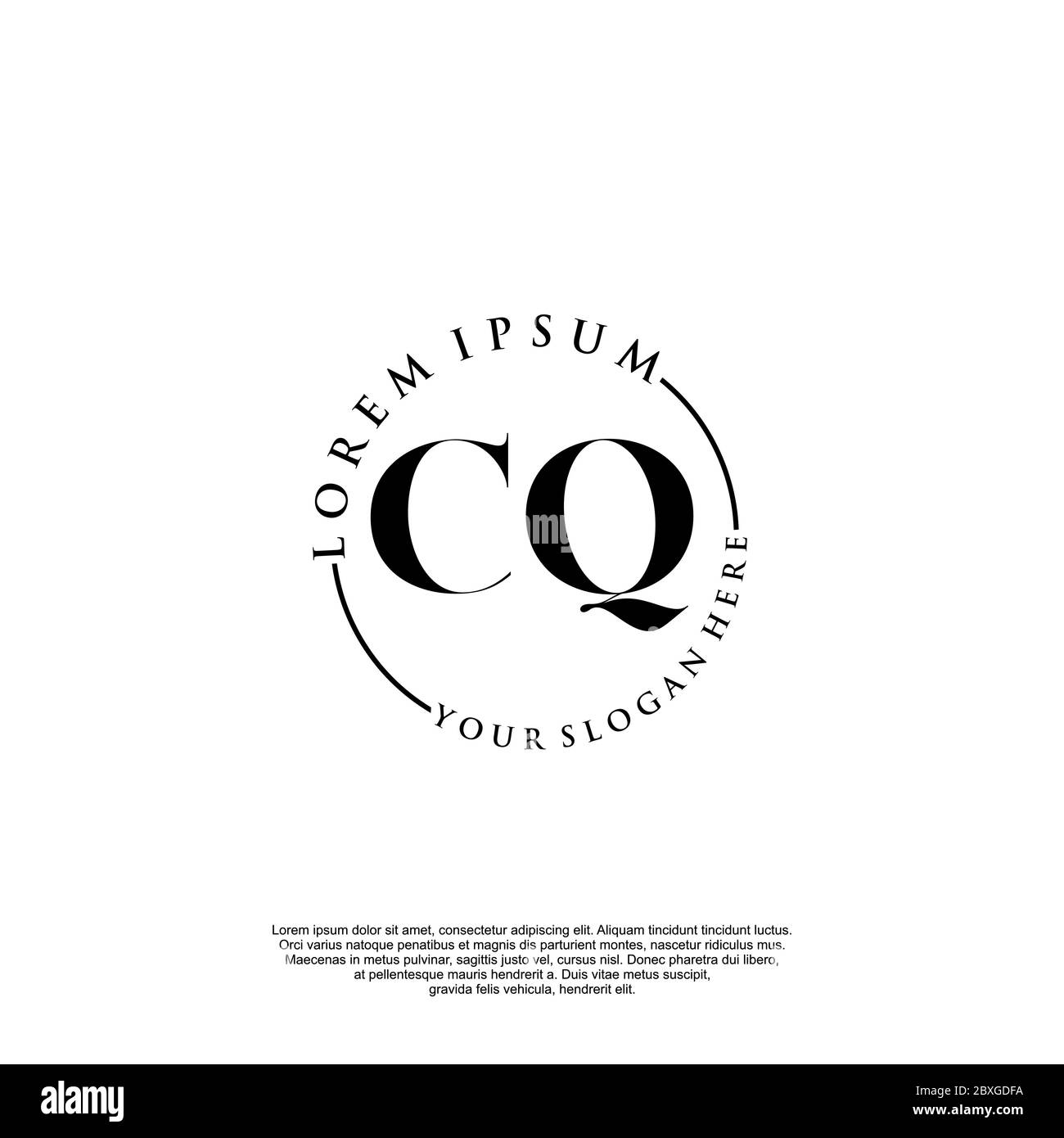 Cq logo vector vectors hi-res stock photography and images - Alamy