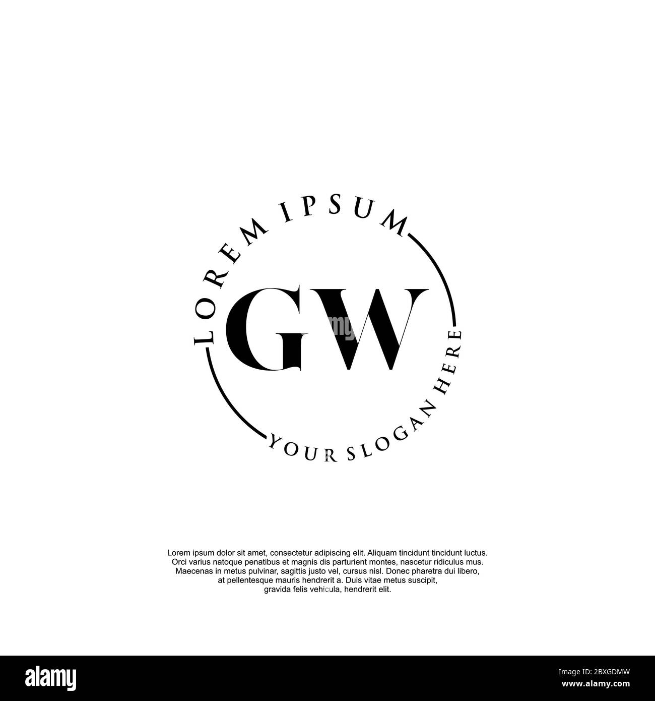 Gw initials hi-res stock photography and images - Alamy