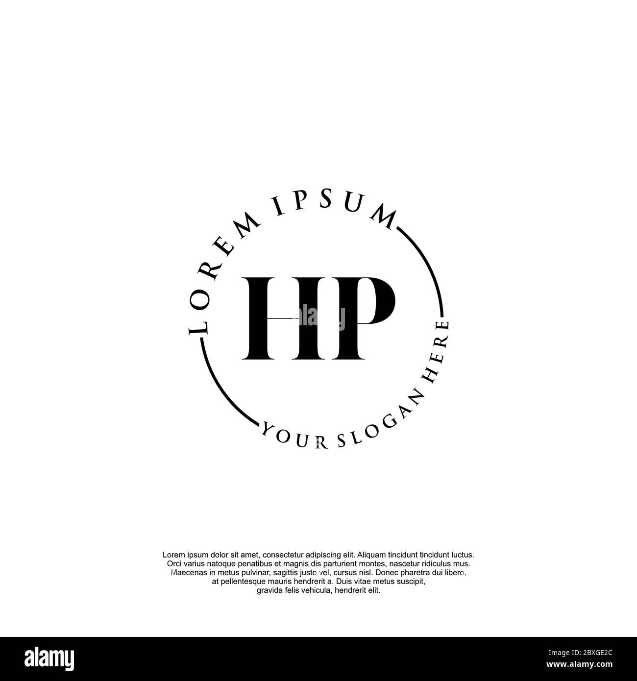 Hp logo vector vectors hi-res stock photography and images - Alamy