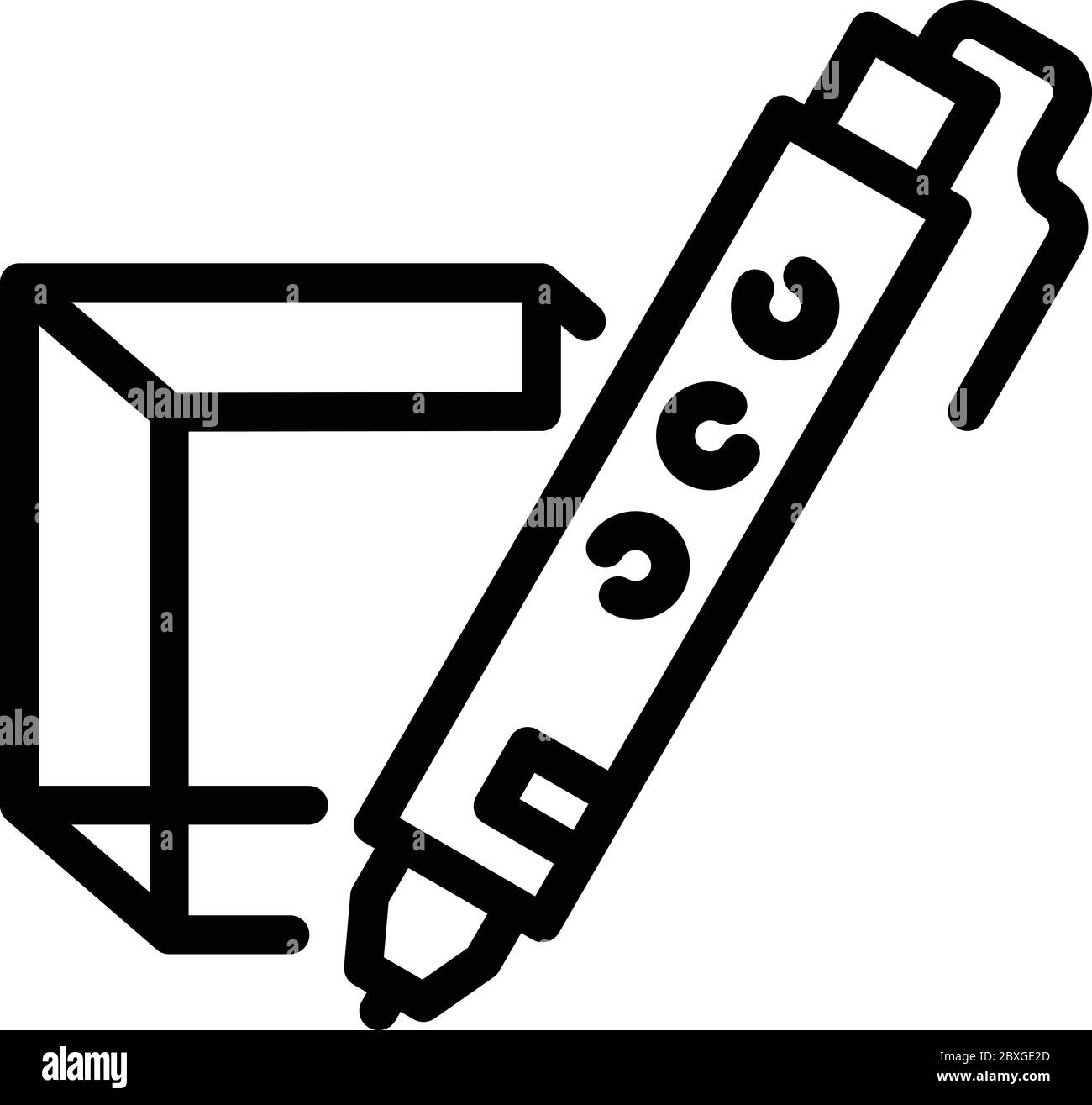 3d pen model Black and White Stock Photos & Images - Alamy