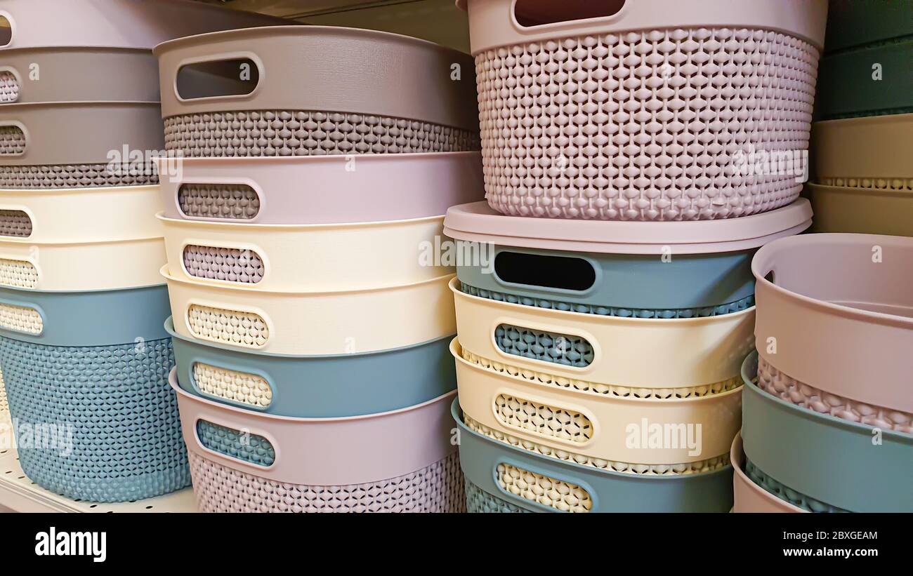Plastic Storage Basket High Resolution Stock Photography and Images - Alamy