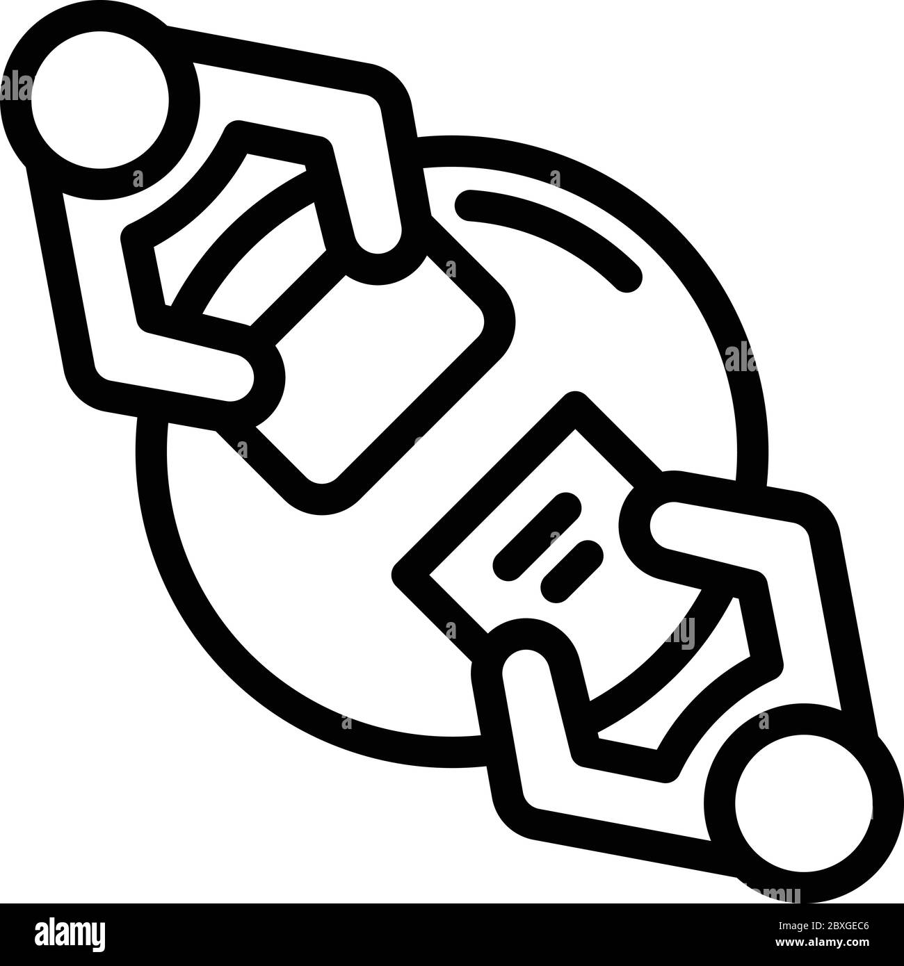 Bank teller and customer line Black and White Stock Photos & Images - Alamy