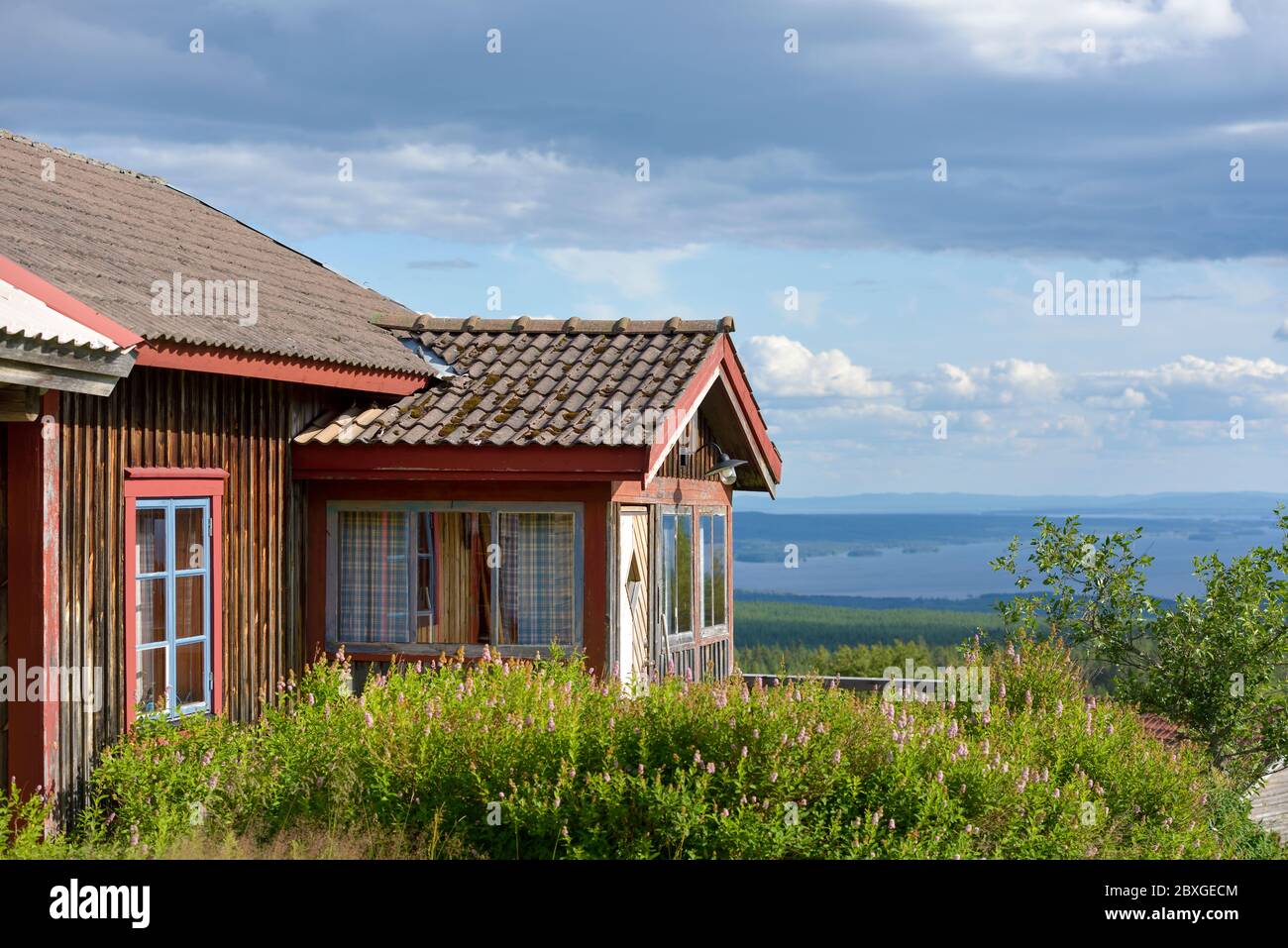 Old mountain farm, Fryksås, Orsa, Dalarna, Sweden, Sverige Stock Photo ...