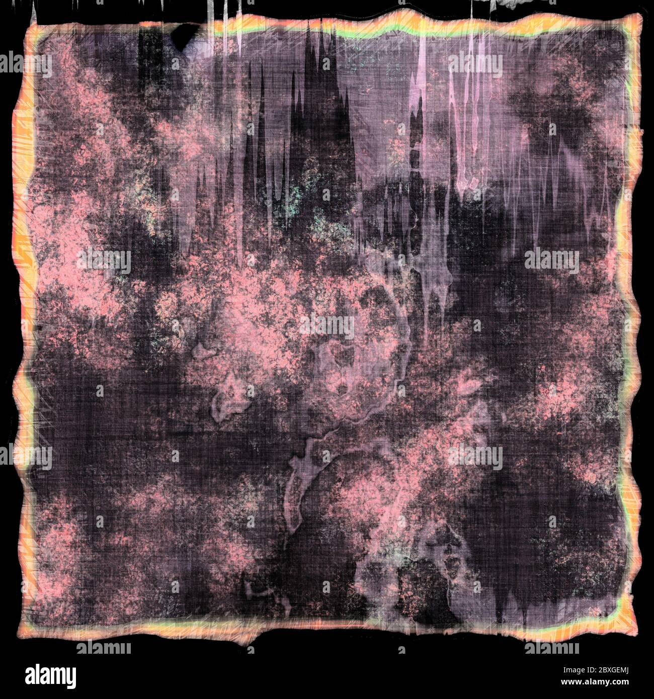 Old dark horror grunge texture. Halloween background with copy space ...