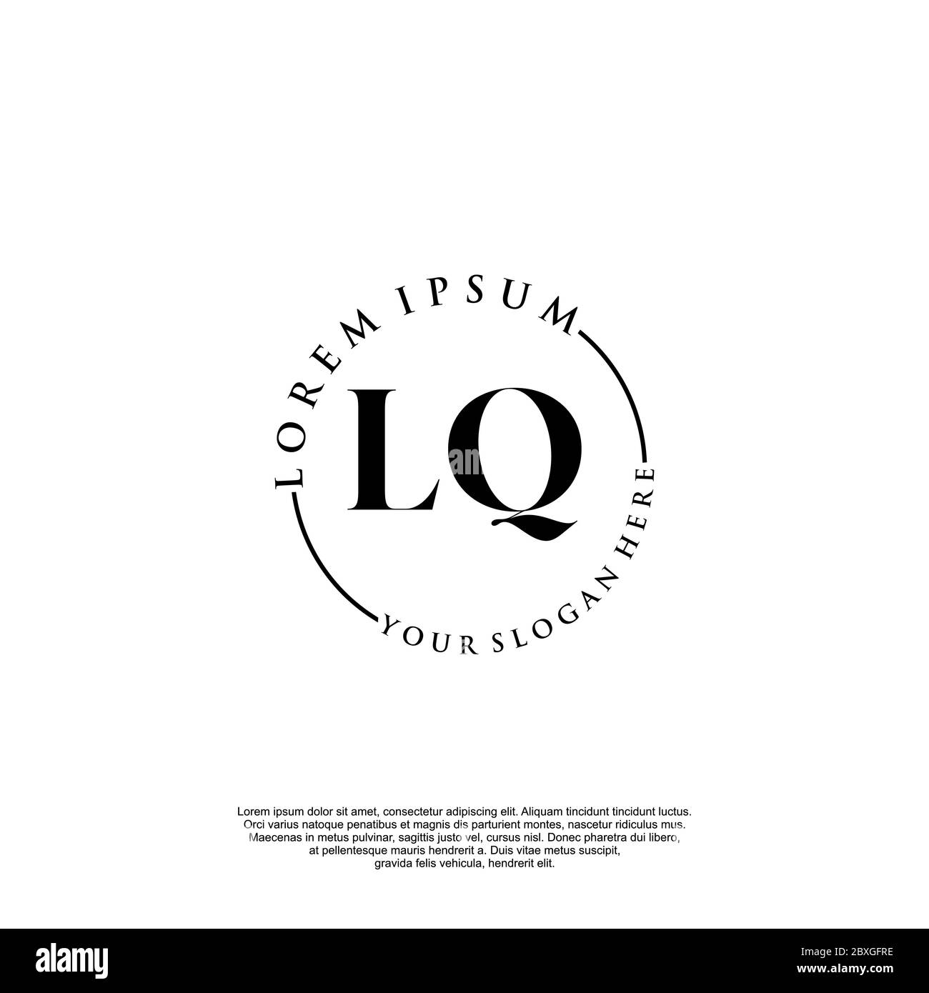 Lq initials hi-res stock photography and images - Alamy