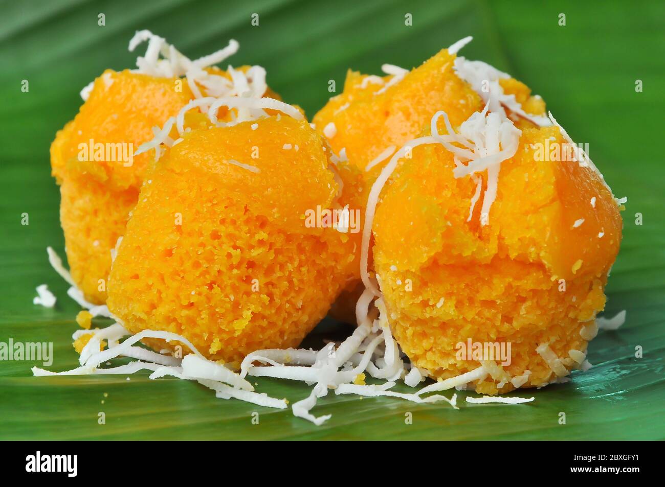 Toddy Palm Cake is a delicious cake of thai style. It was a beautiful ...