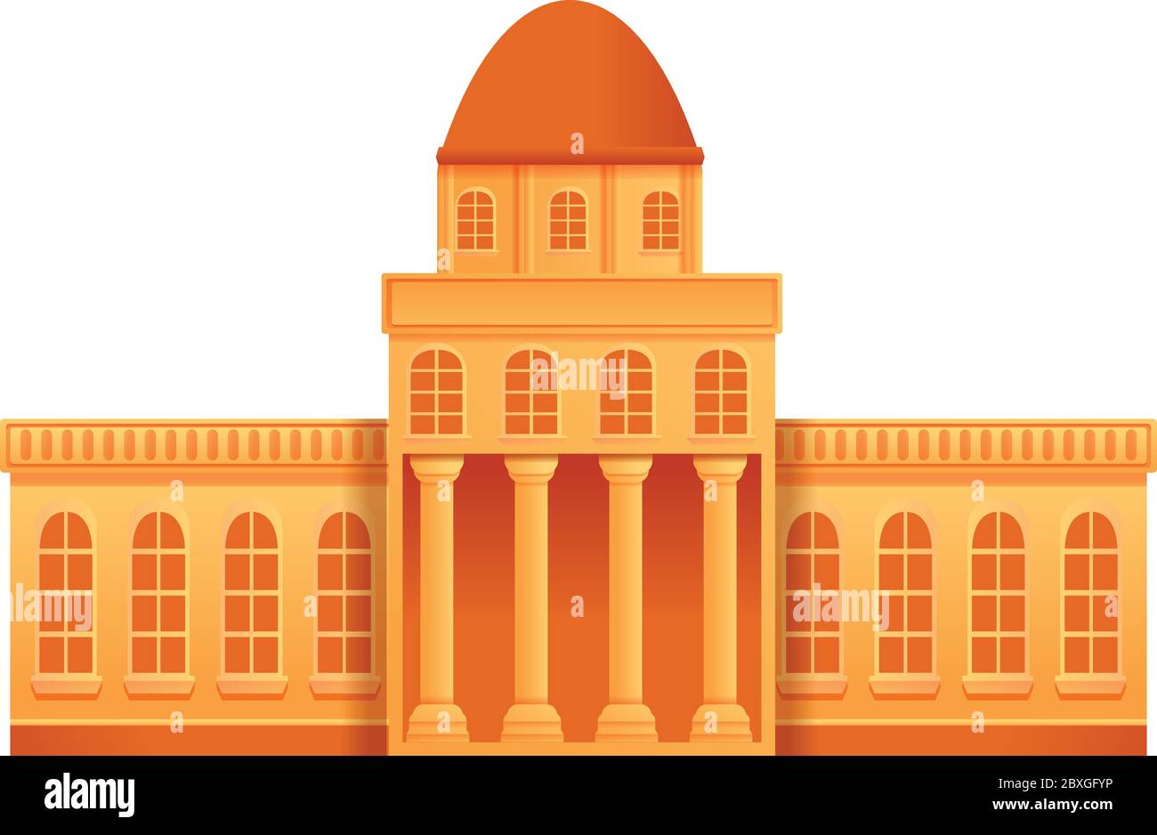 Museum Building Cartoon