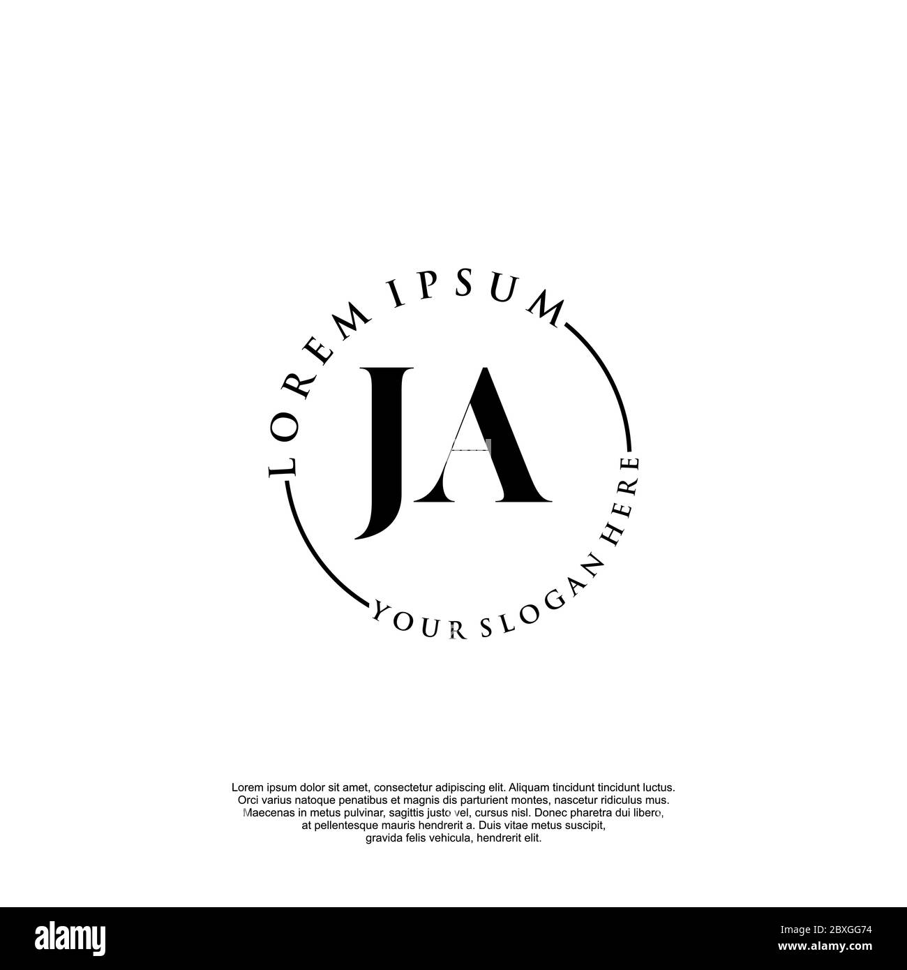 Ja initial Stock Vector Images - Alamy