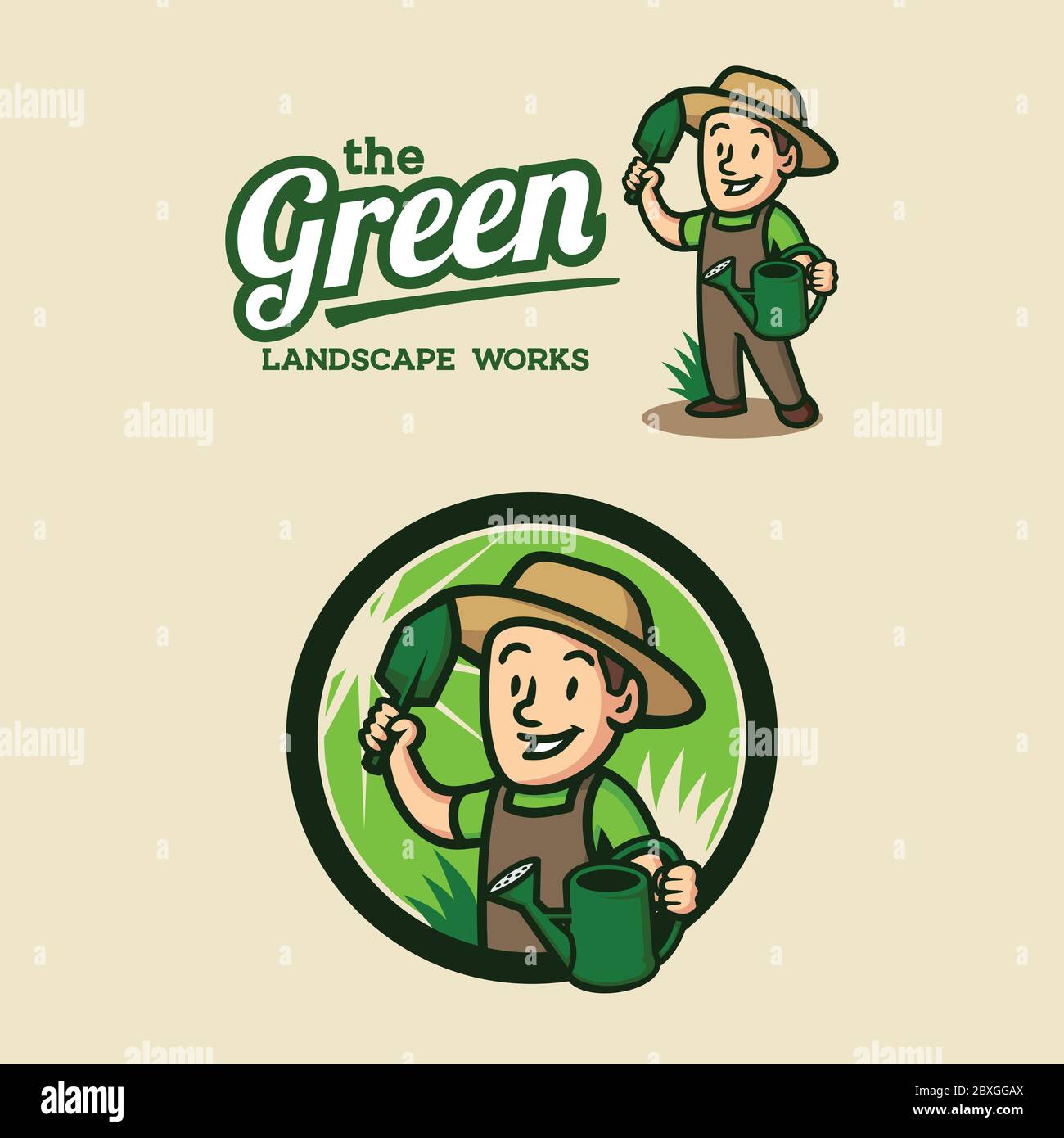 Illustration farmer farm worker Stock Vector Images - Alamy