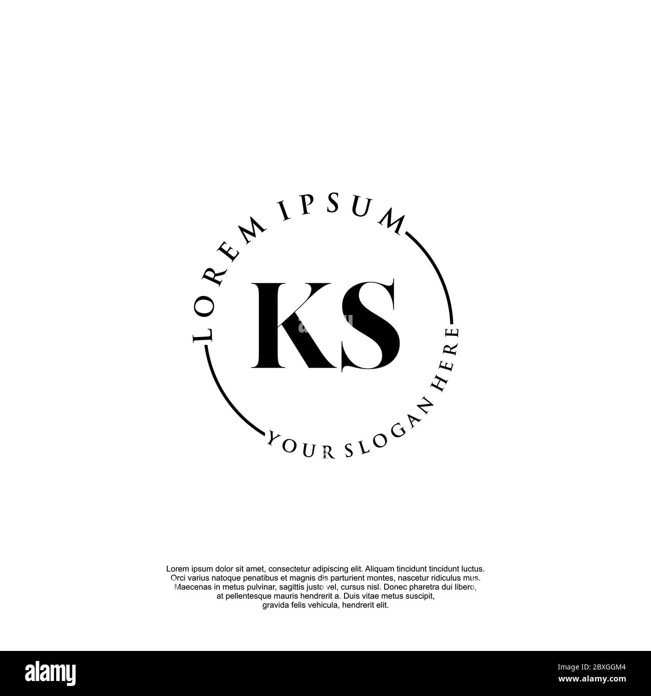 Letter ks logo hi-res stock photography and images - Alamy
