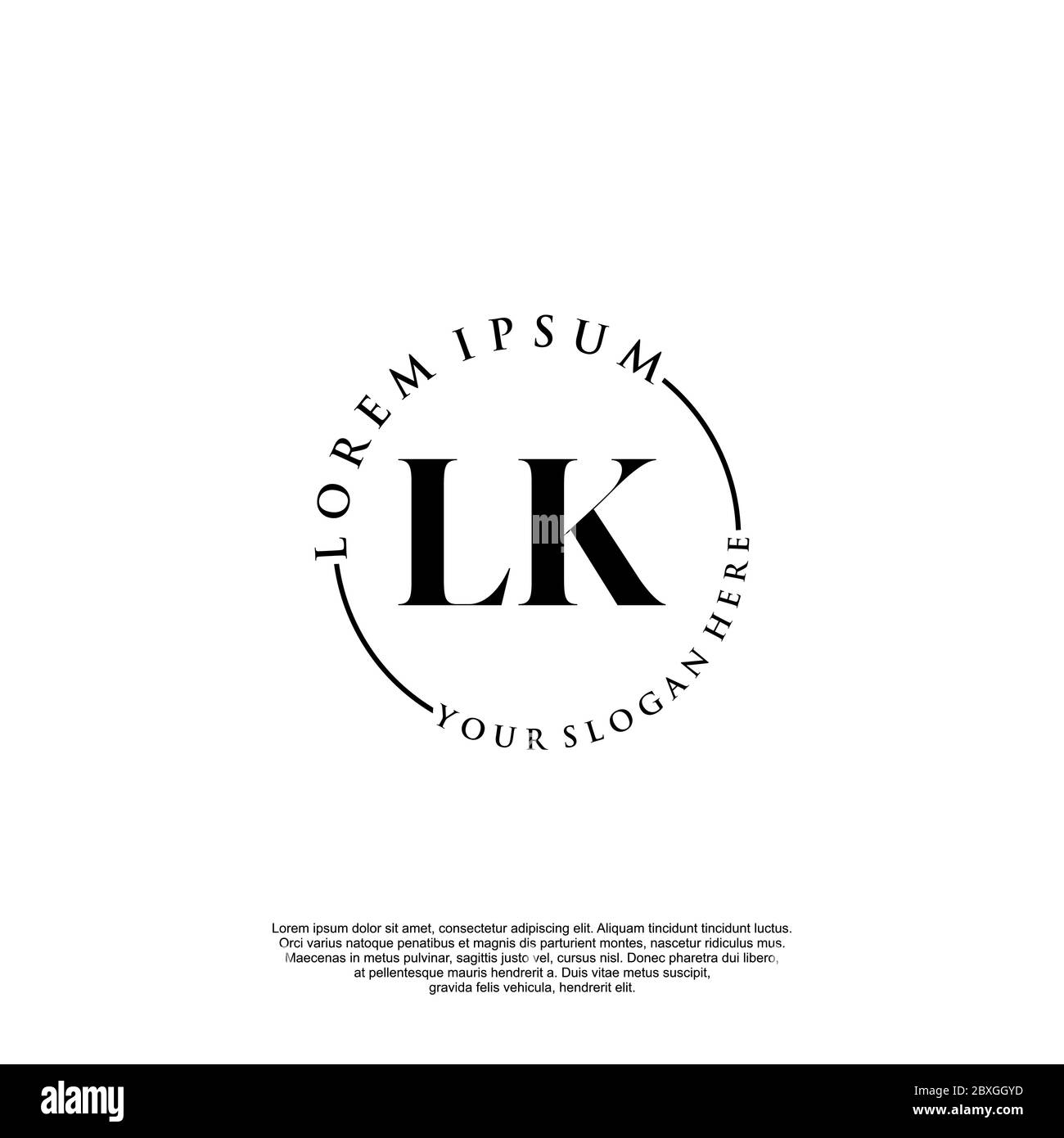 Letter Lk Logo High Resolution Stock Photography and Images - Alamy