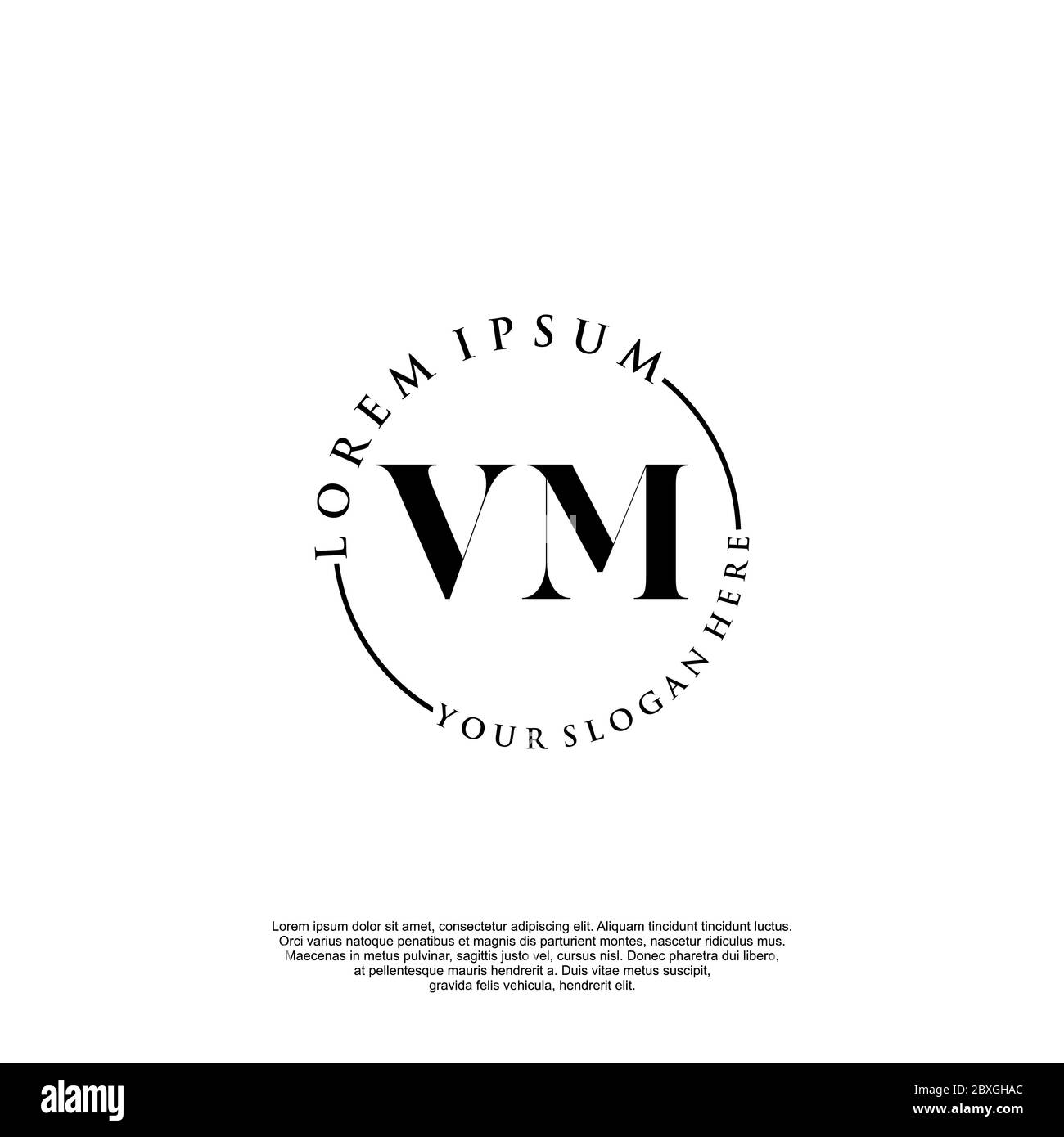 Vm letter hi-res stock photography and images - Alamy