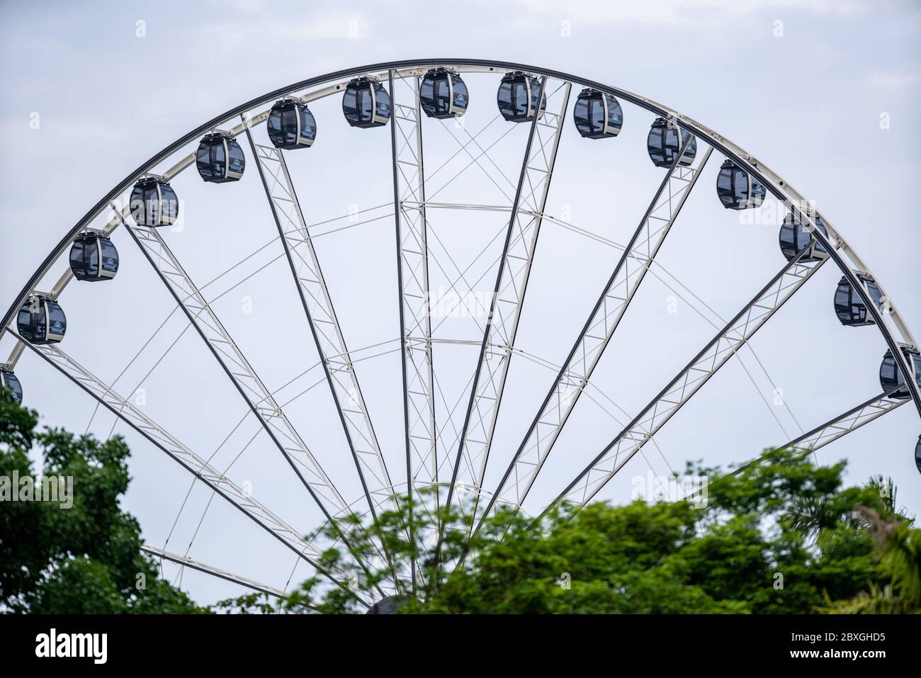 Skyviews Miami Ferris Wheel at Bayside Marketplace Stock Photo - Alamy