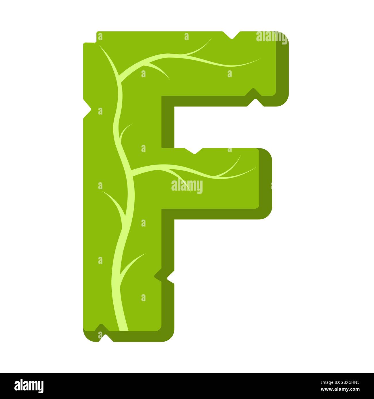 Green Letter F
