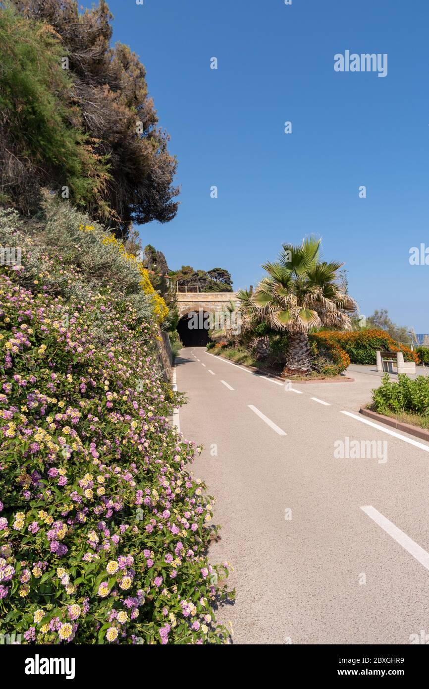 Bike route sing and bicycle hi-res stock photography and images - Alamy