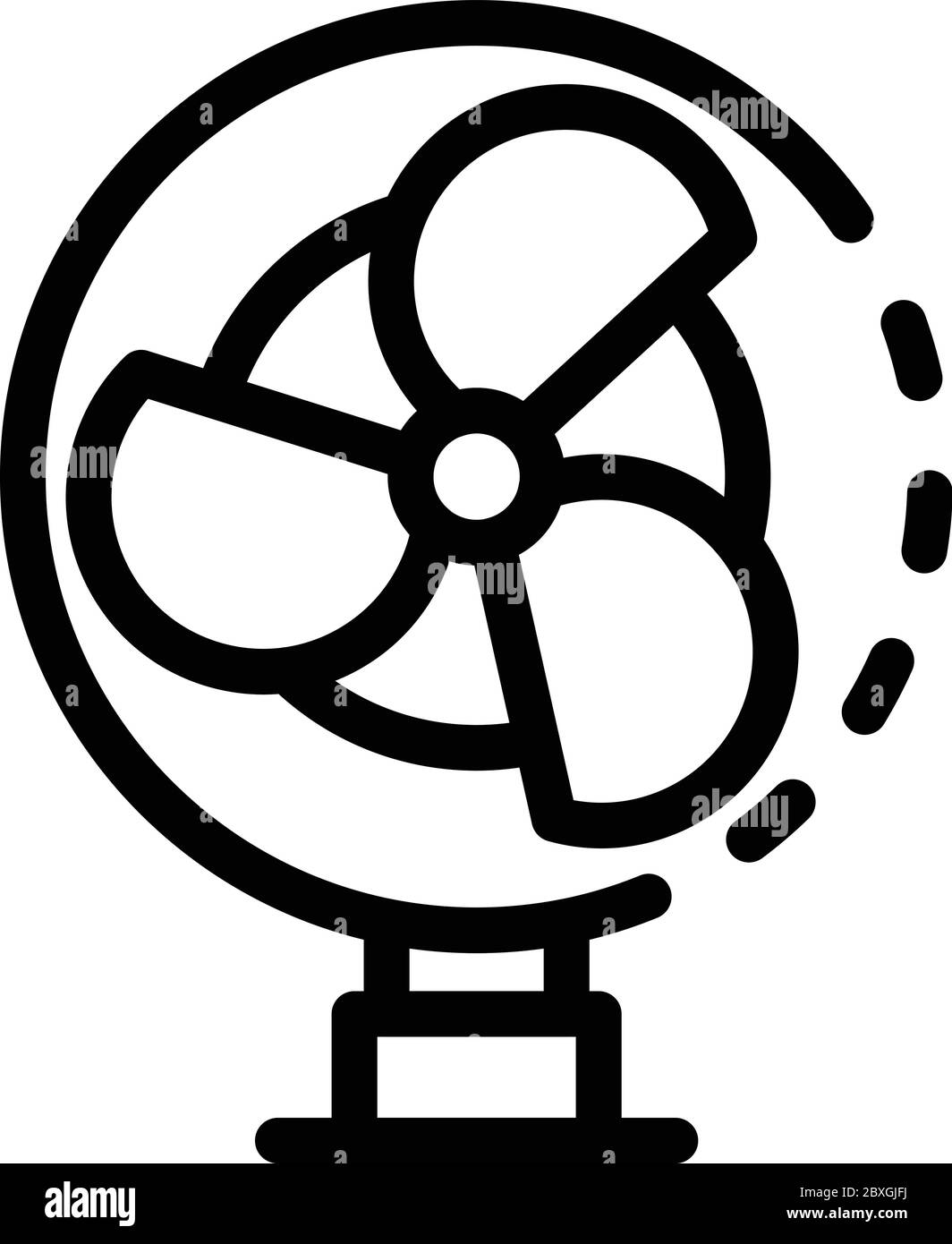 Three blade propeller icon, outline style Stock Vector Image & Art - Alamy