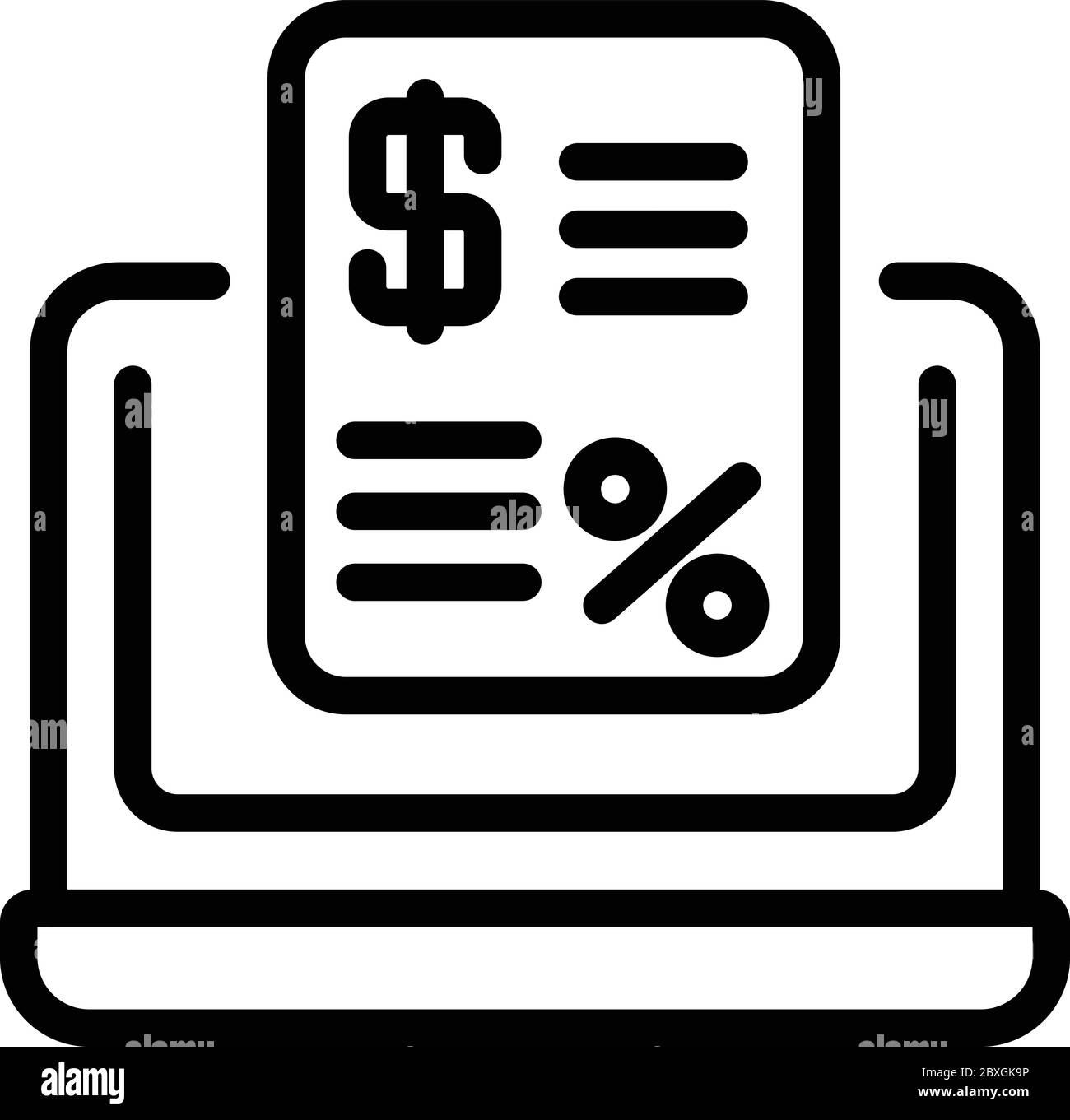 Credit request icon, outline style Stock Vector Image & Art - Alamy