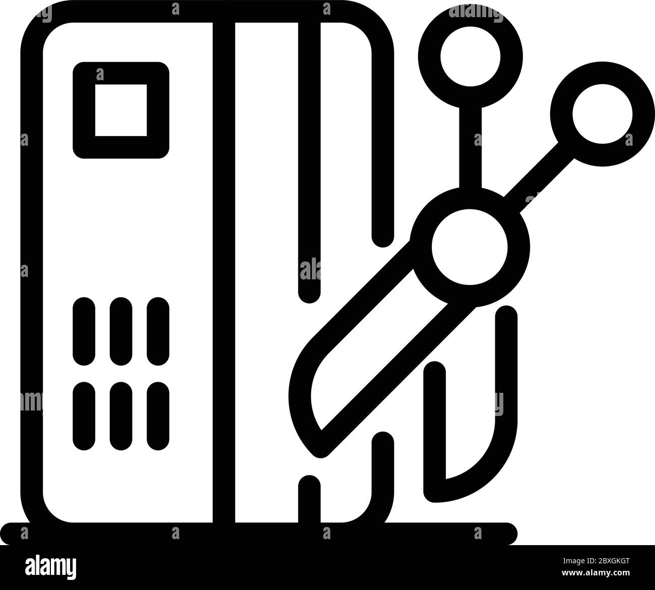 Debit card cut Stock Vector Images - Alamy