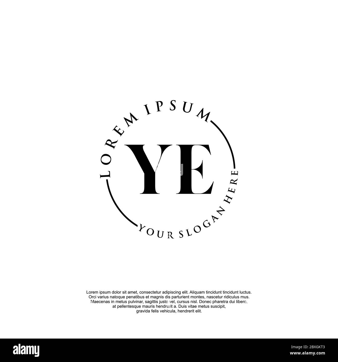 Letter ye logo hi-res stock photography and images - Alamy