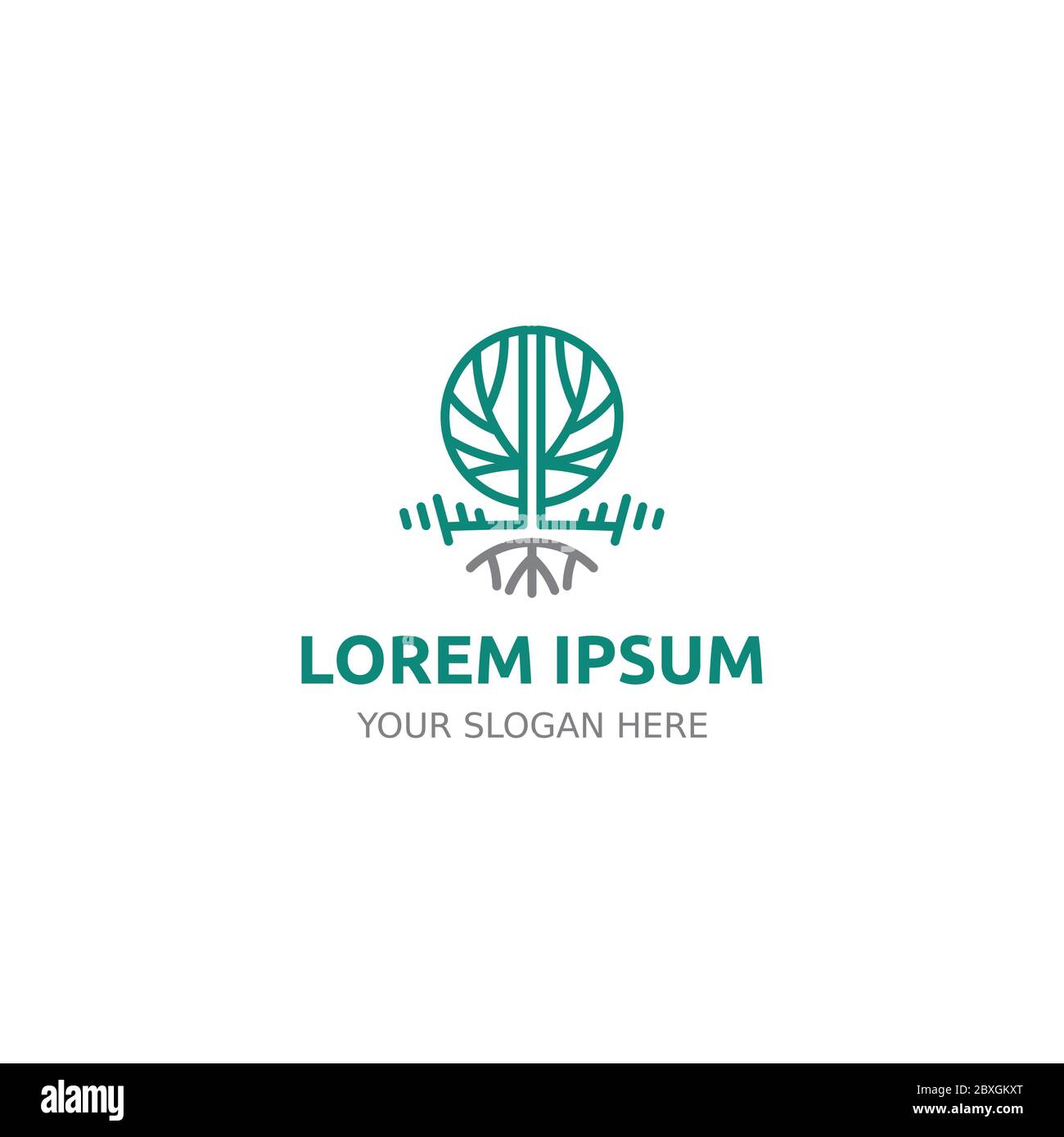 Tree logo hi-res stock photography and images - Alamy