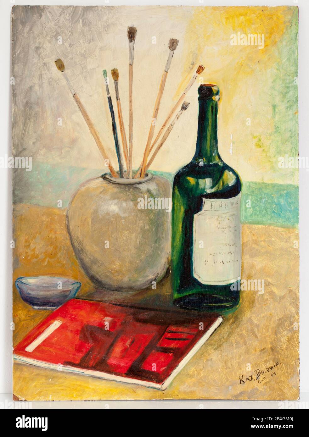 Vintage Still Life Painting Stock Photo - Alamy