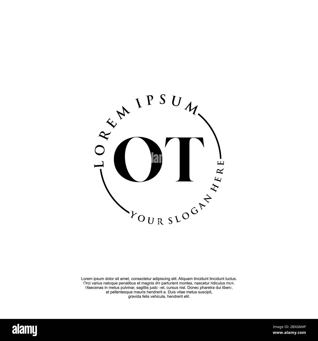 Ot letter logo hi-res stock photography and images - Alamy