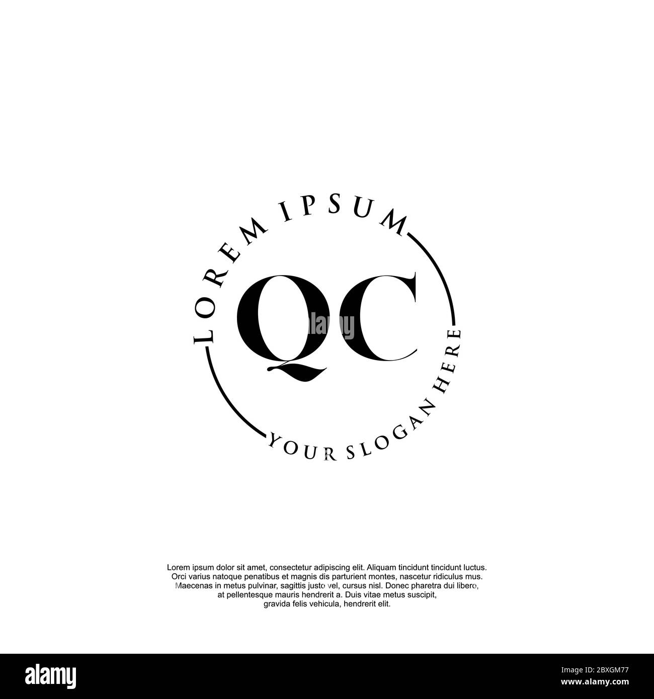Qc initial hi-res stock photography and images - Alamy