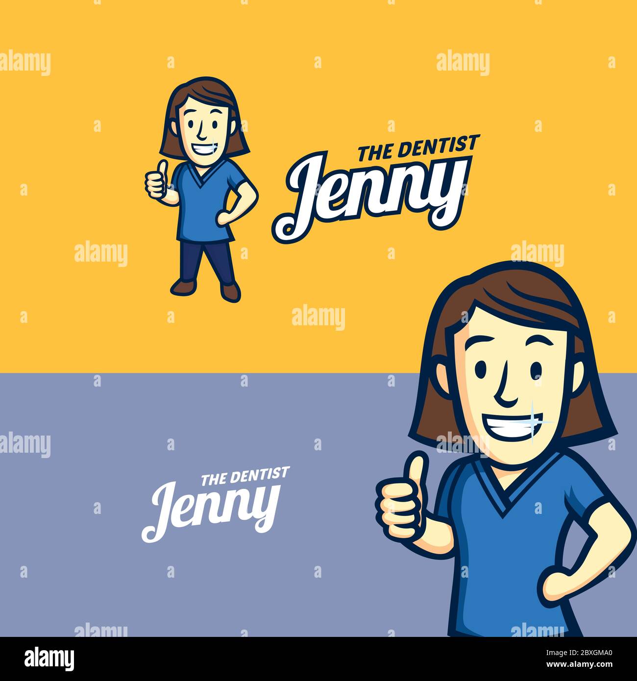 Cute job character Stock Vector Images - Alamy