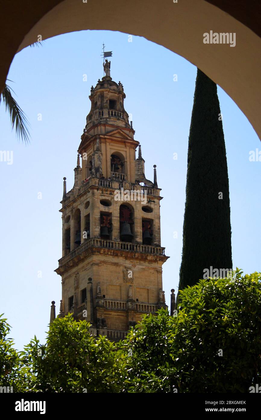 Bell tower seen through an arch hi-res stock photography and images - Alamy