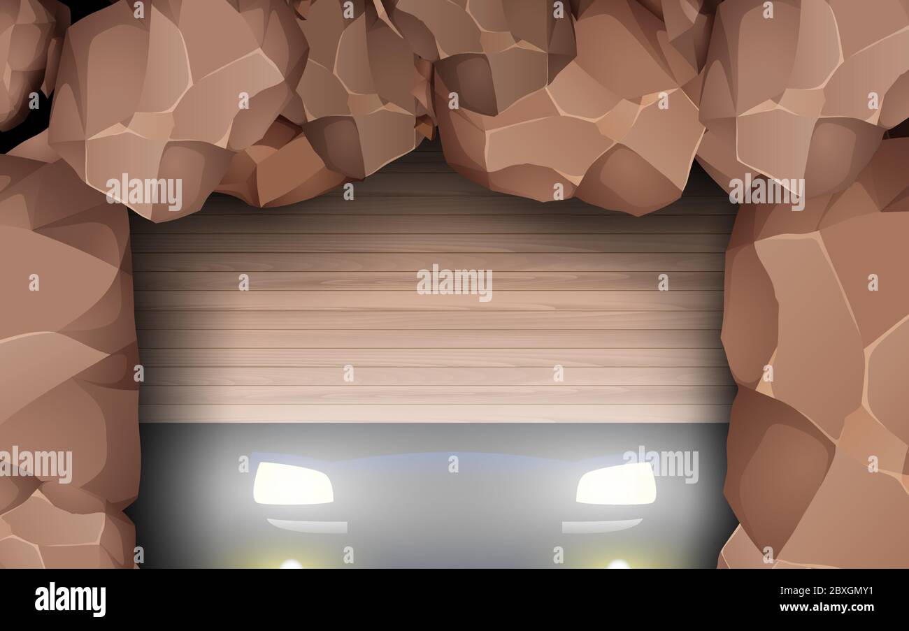 Stone interior view Stock Vector Images - Alamy