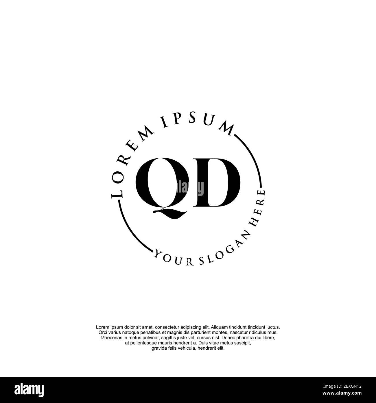 Letter qd Stock Vector Images - Alamy