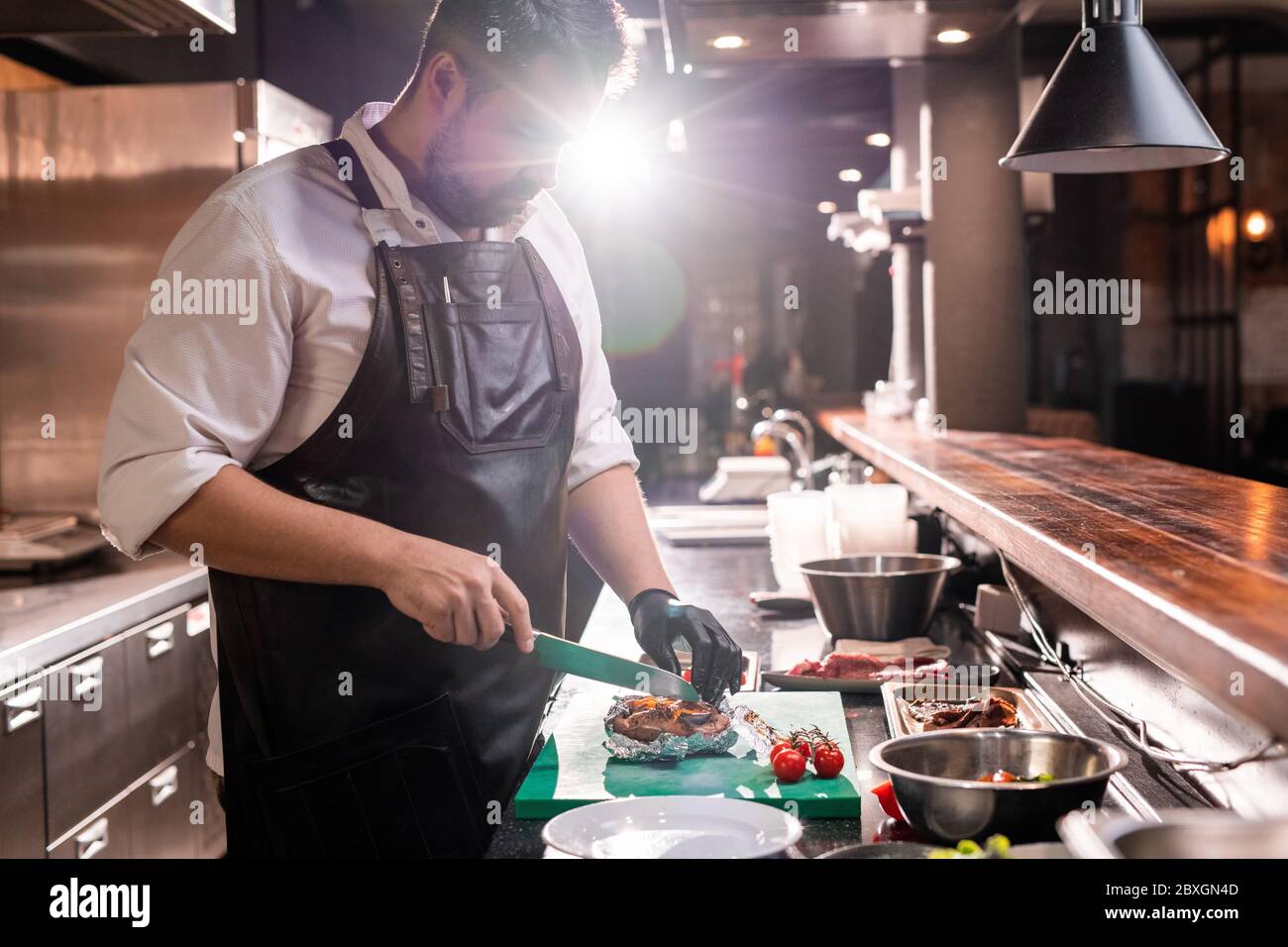 Checking the meat hi-res stock photography and images - Alamy