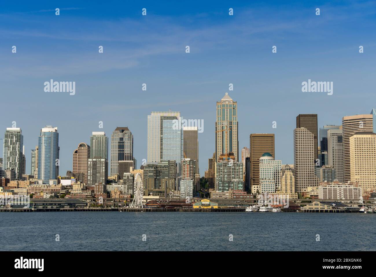 SEATTLE, WASHINGTON STATE, USA - JUNE 2018: Cityscape of office ...