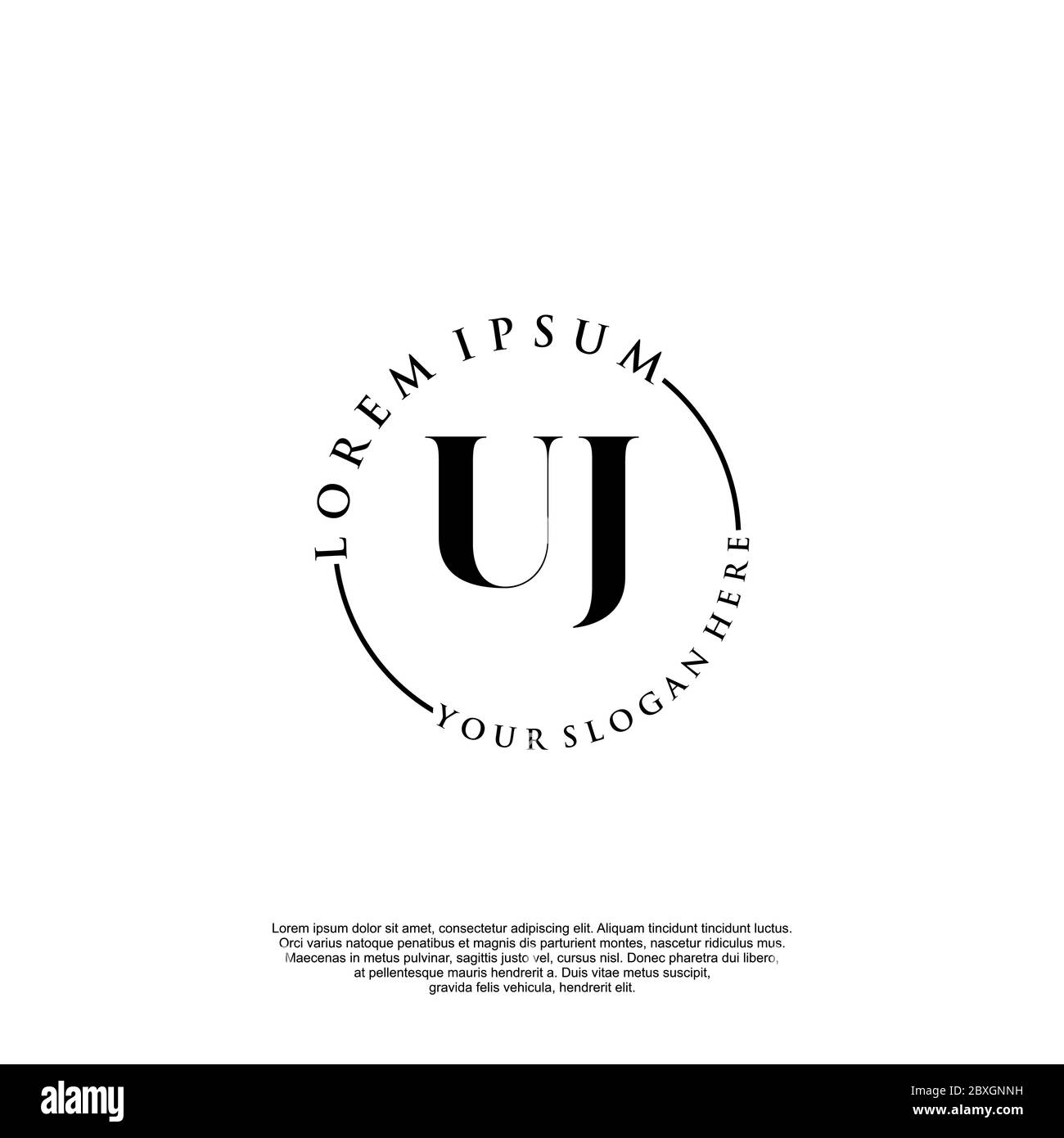 Uj letter Stock Vector Images - Alamy